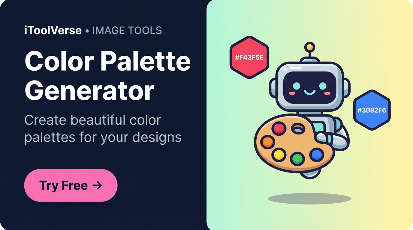 Color Palette Generator - Create Perfect Schemes | iToolVerse