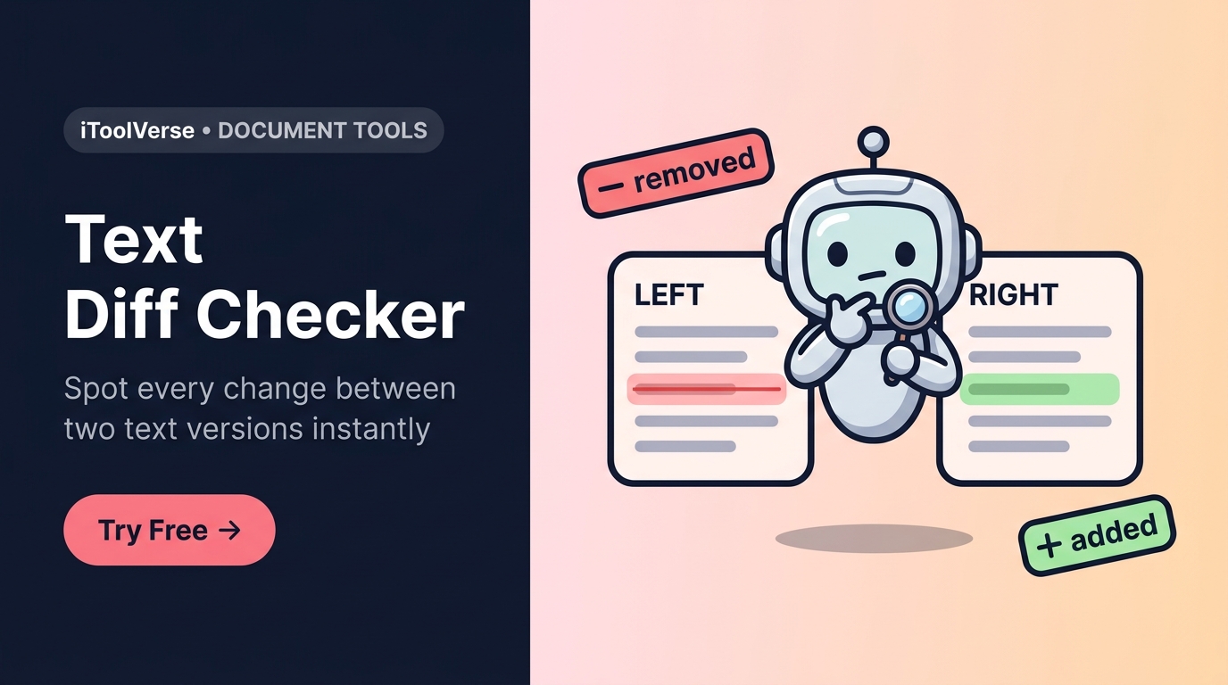 Diff Checker - Compare Text, Code, and JSON Online (Myers Algorithm ...